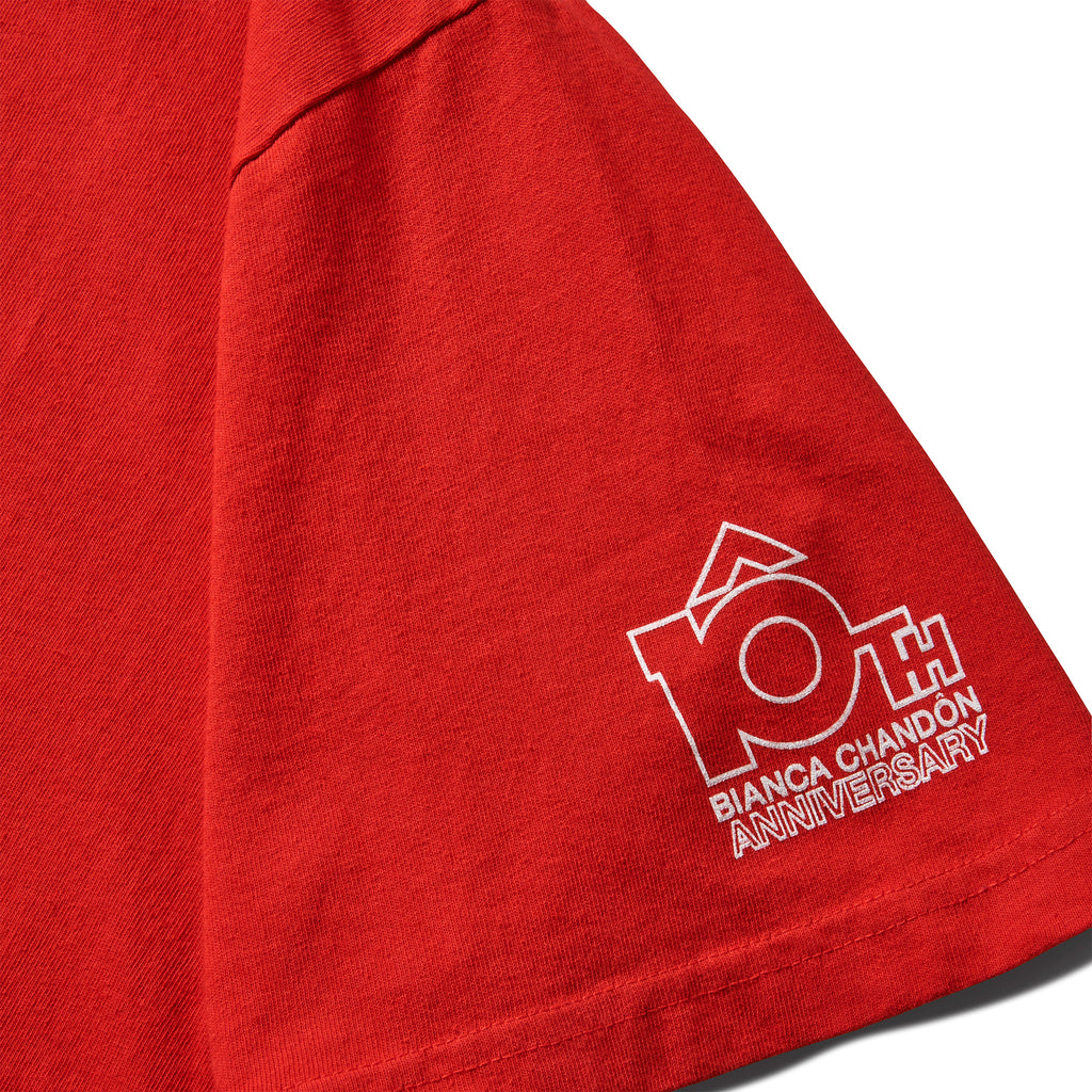 LOVER 10TH ANNIVERSARY T-SHIRT - RED – Bianca Chandon